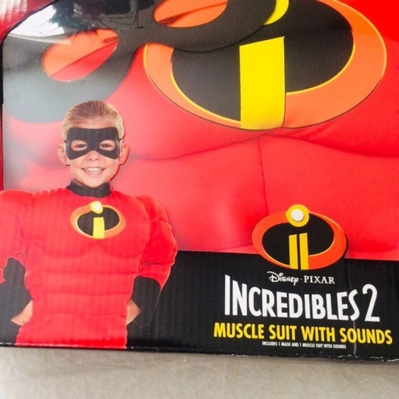 Disney | Costumes | Disney Pixar Incredibles 2 Muscle Suit With Sound ...